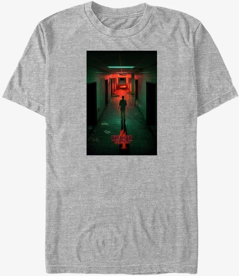 Queens Netflix Stranger Things - Lab Poster Unisex T-Shirt Heather Grey ...