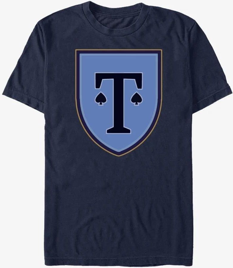 Queens Netflix Heartstopper - Truham Spade Crest Unisex T-Shirt Navy ...