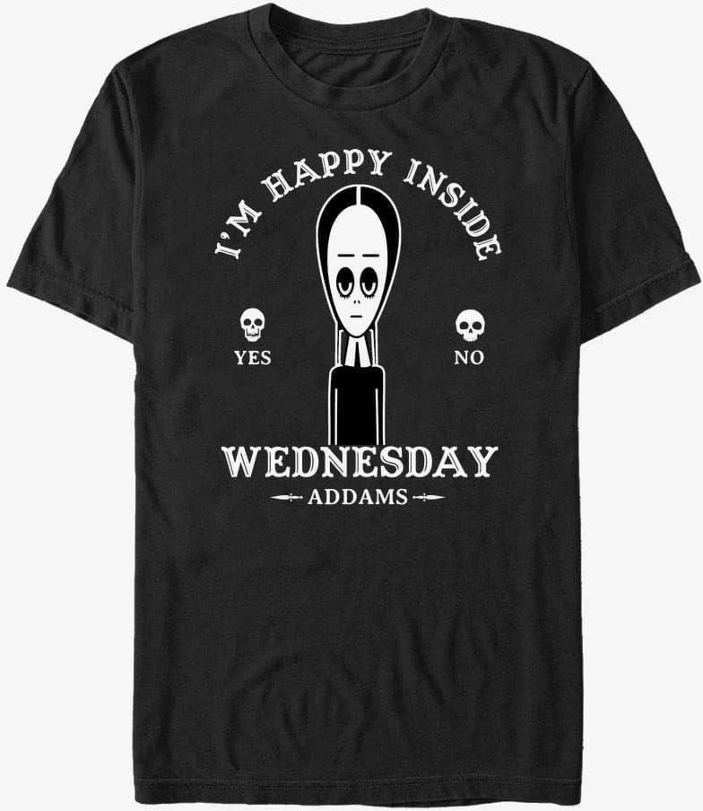 Queens MGM The Addams Family - Wednesday Macabe Unisex T-Shirt Black ...