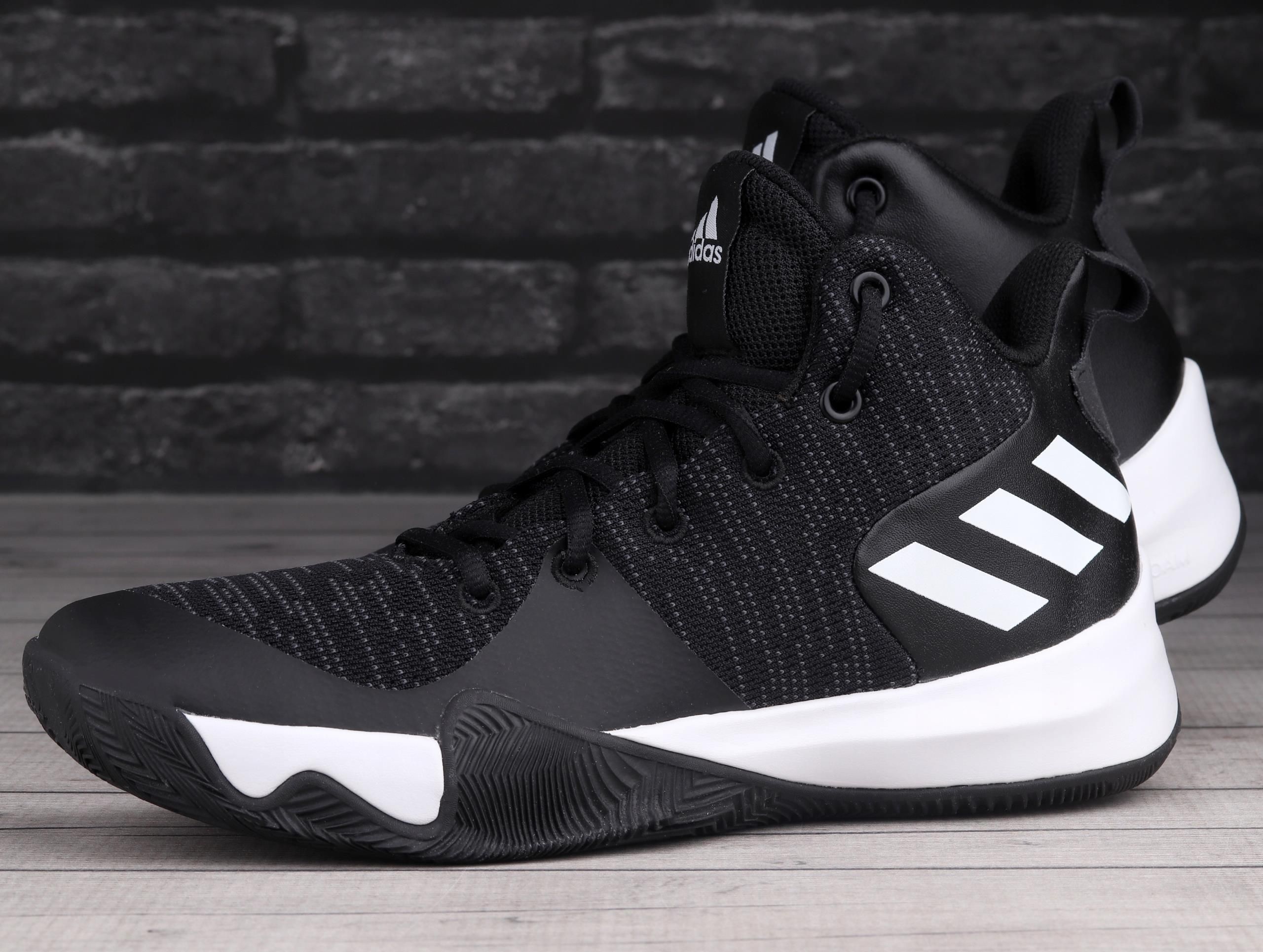 Buty męskie, sportowe, wysokie Adidas Explosive Flash Black/white ...