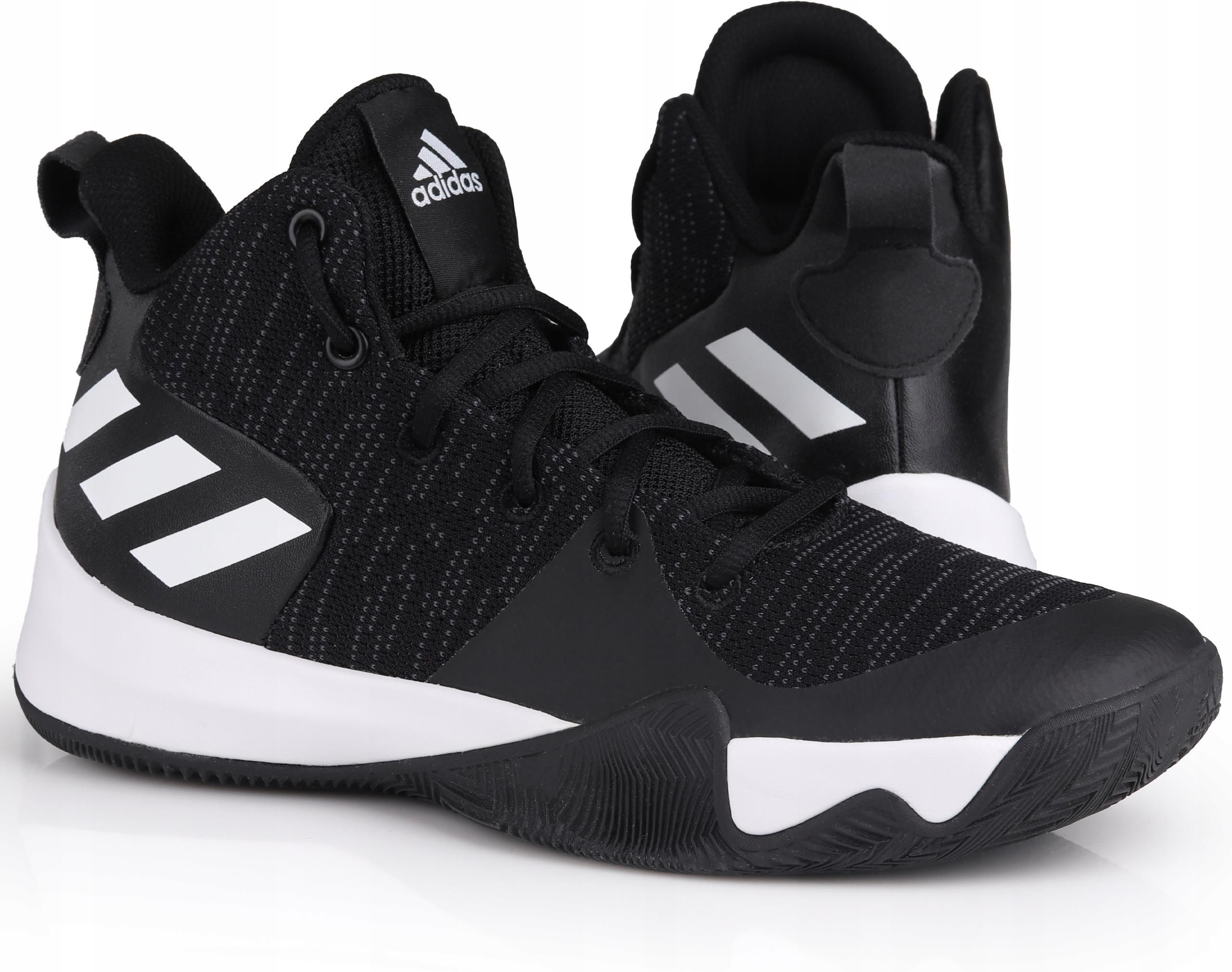 Buty męskie, sportowe, wysokie Adidas Explosive Flash Black/white ...