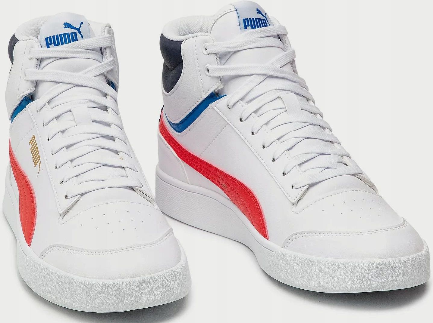 Buty sportowe Puma Shuffle Mid 38 Wysokie białe - Ceny i opinie - Ceneo.pl
