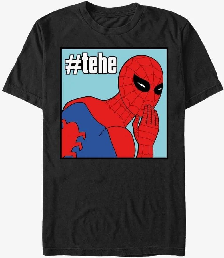 Queens Marvel Spider-Man Classic - TeeHee Unisex T-Shirt Black - Ceny i ...