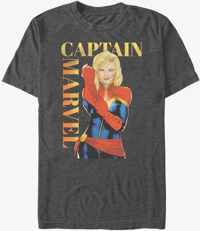 Queens Marvel Avengers Classic - Cap Marv Unisex T-Shirt Dark Heather ...