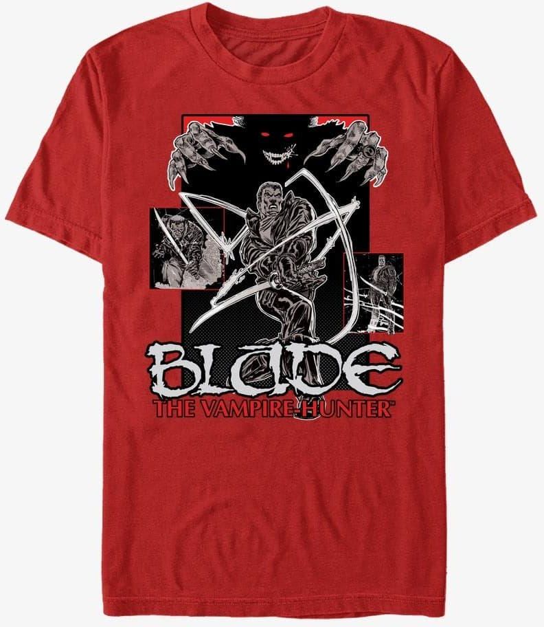Queens Marvel - Blade Comic Unisex T-Shirt Red - Ceny i opinie - Ceneo.pl