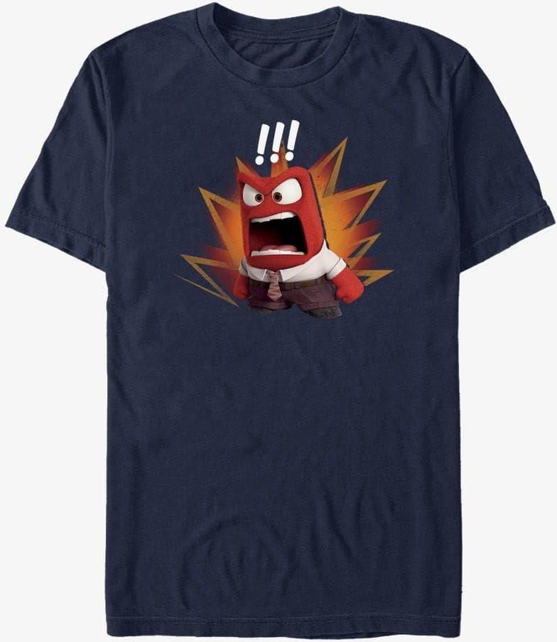 Queens Pixar Inside Out - Curse Word Unisex T-Shirt Navy Blue - Ceny i ...