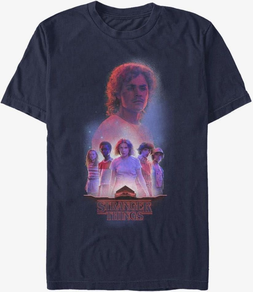 Queens Netflix Stranger Things - Billy Starcourt Unisex T-Shirt Navy ...