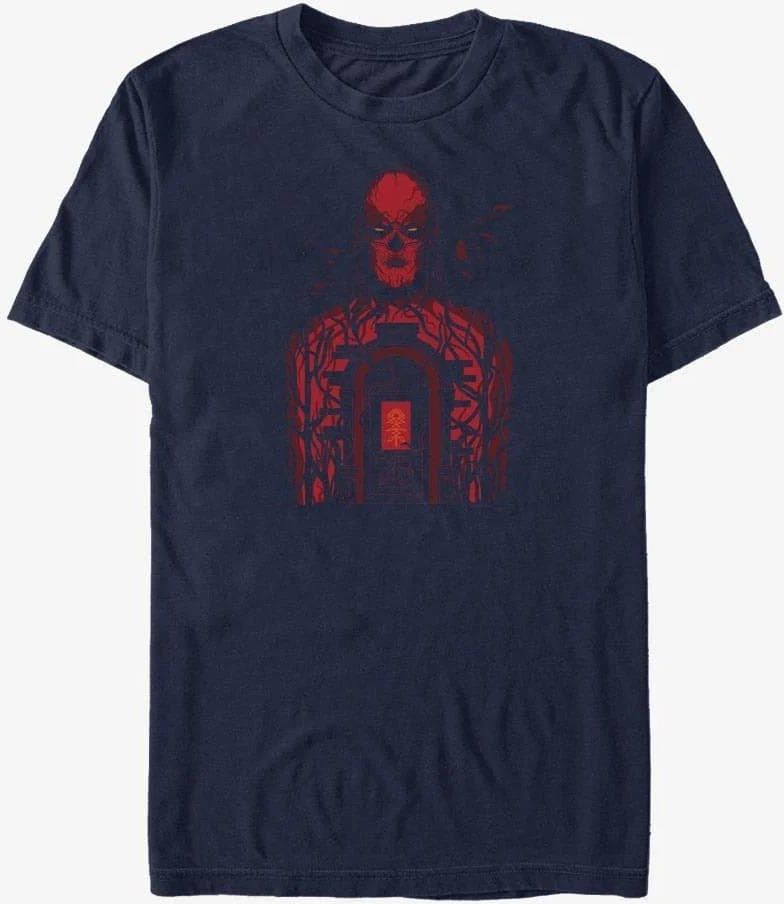 Queens Netflix Stranger Things - VECNA Door Unisex T-Shirt Navy Blue ...