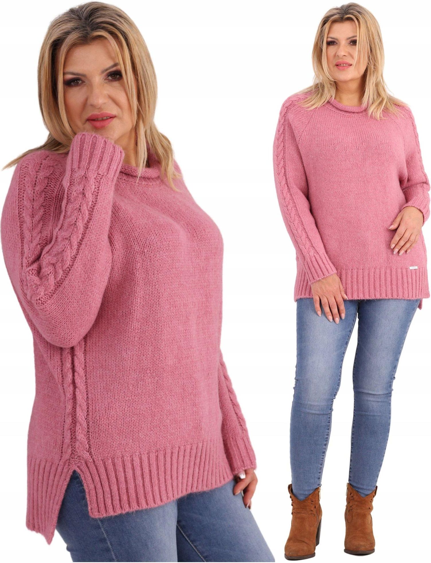 Ciepły Modny Sweter Warkocz - Ceny i opinie - Ceneo.pl