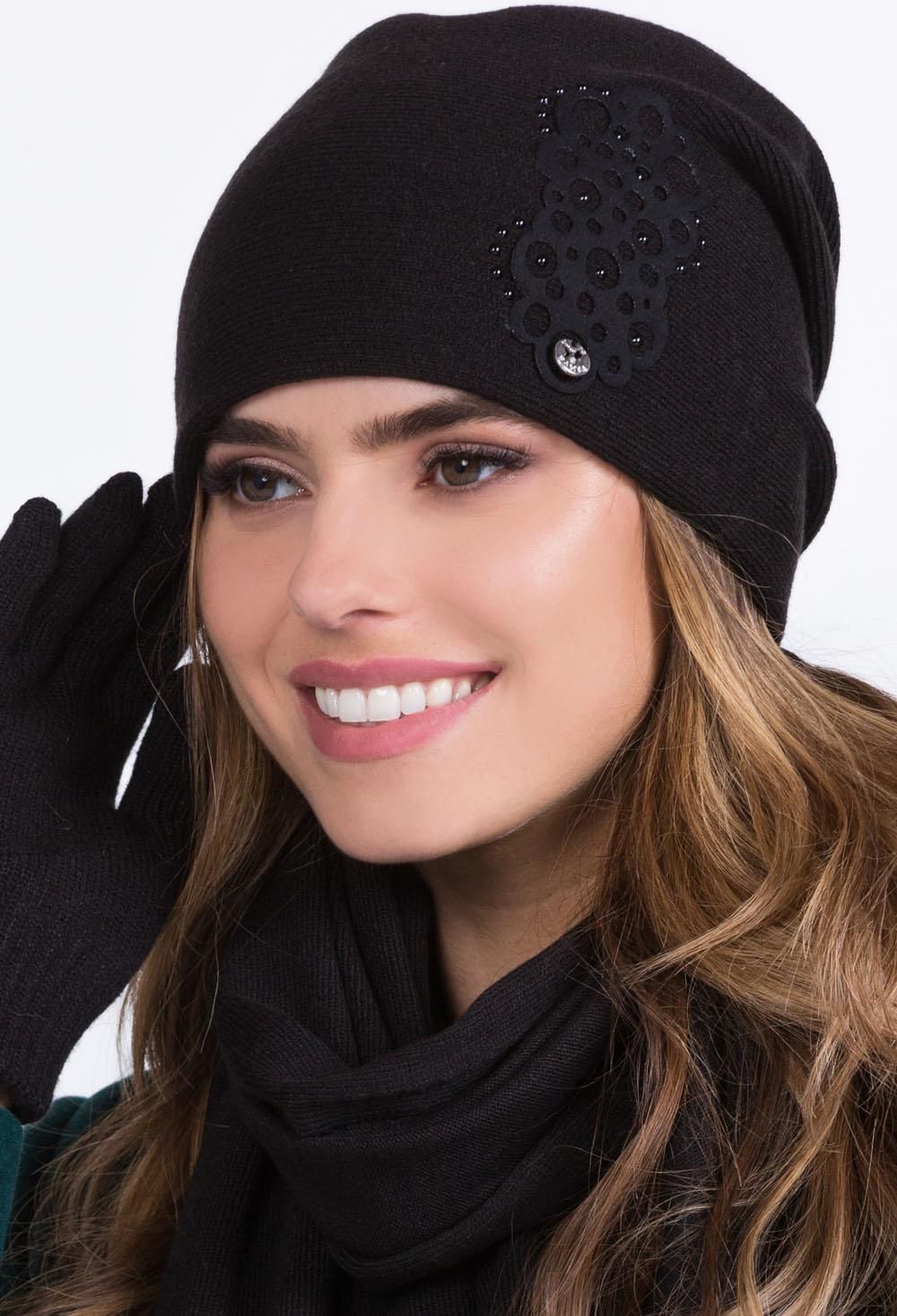 Kamea Serena Nakrycie głowy czapka, czarny - Ceny i opinie - Ceneo.pl