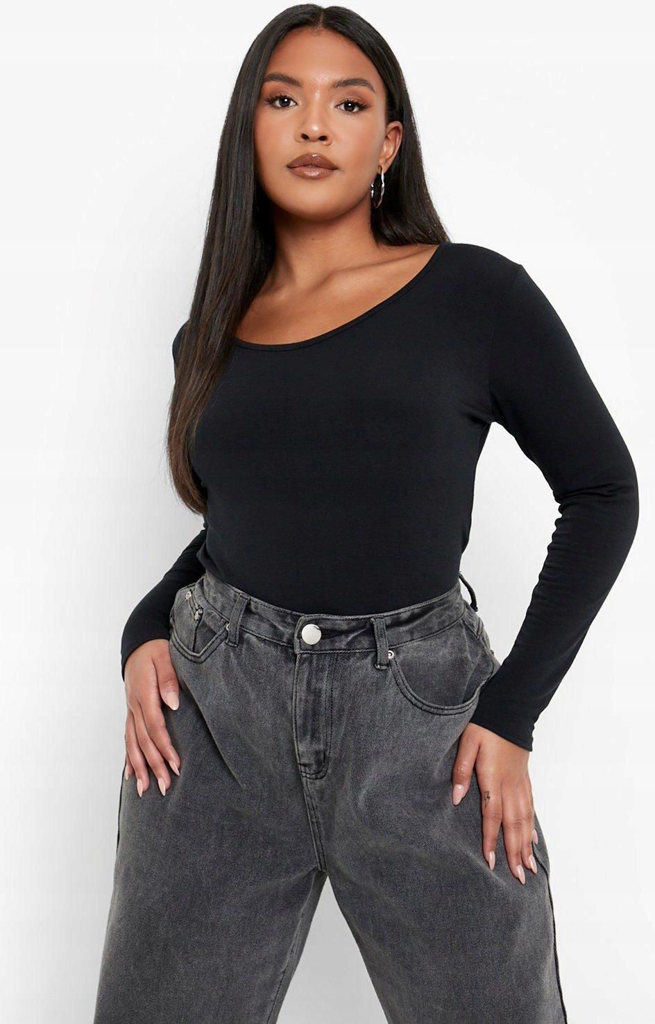 Klasyczne Body 3XL IC03114 *boohoo Czarne - Ceny i opinie - Ceneo.pl