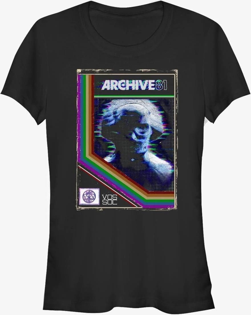 Queens Netflix Archive 81 - THE STATUE Women's T-Shirt Black - Ceny i ...