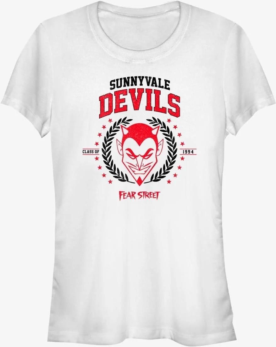 Queens Netflix Fear Street - Sunnyvale Devils Women's T-Shirt White ...