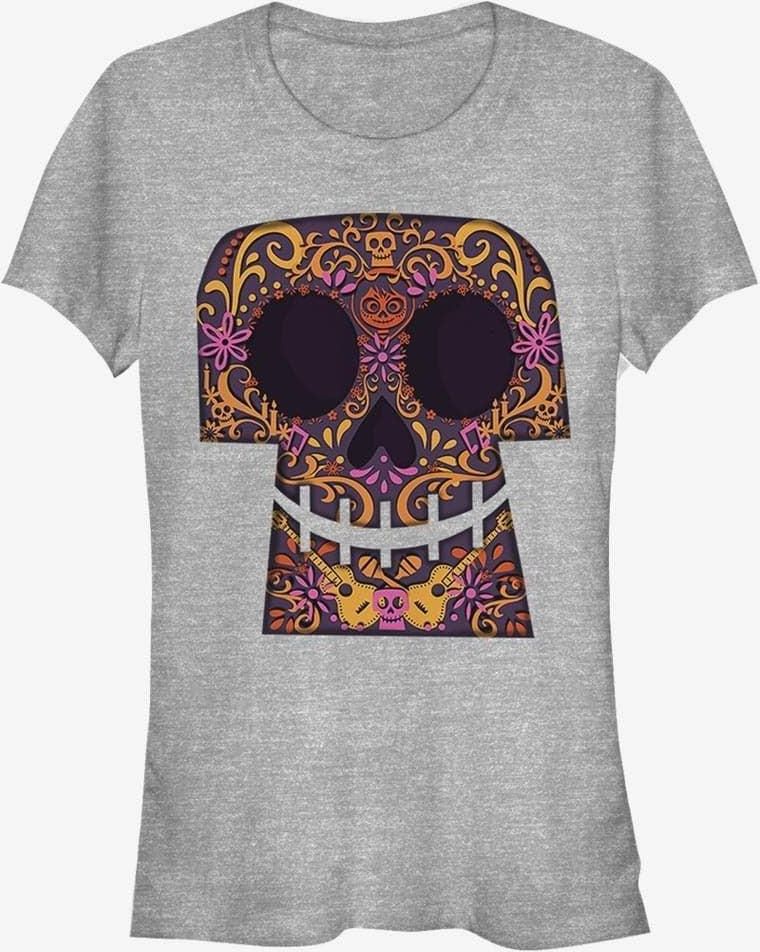 Queens Pixar Coco - Paper Cut Coco Women's T-Shirt Heather Grey - Ceny ...
