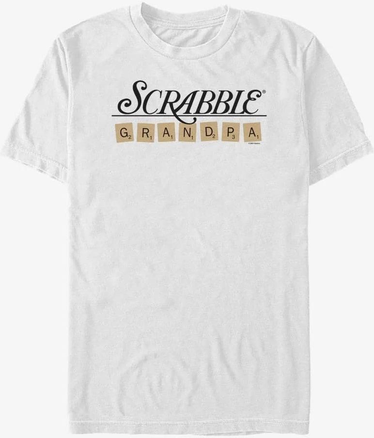 Queens Hasbro Vault Scrabble - Scrabble Grandpa Unisex T-Shirt White ...