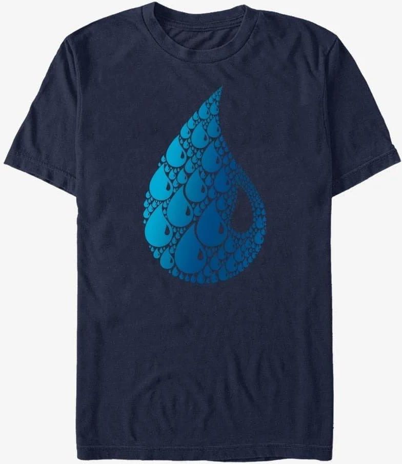 Queens Magic: The Gathering - Blue Mana Symbol Unisex T-Shirt Navy Blue ...