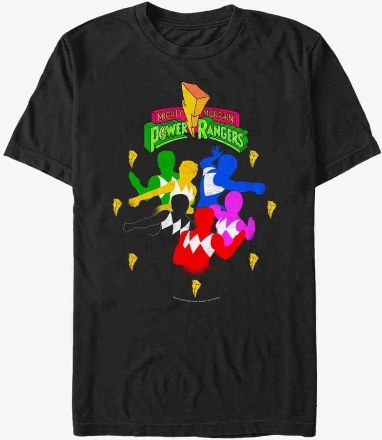 Queens Hasbro Vault Power Rangers - Power Circle Unisex T-Shirt Black ...