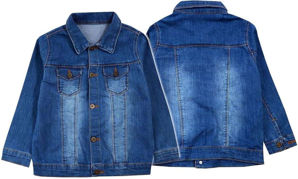 Kurtka Jeansowa Katana Niebieska Modna 9-10 J113A - Ceny i opinie - Ceneo.pl