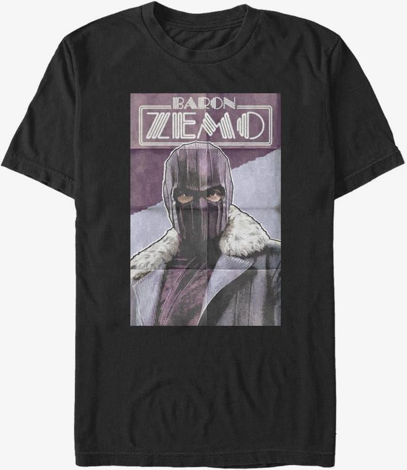 Queens Marvel The Falcon and the Winter Soldier - Zemo Poster Unisex T ...