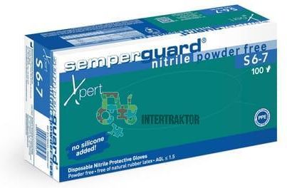 Semperguard Rękawice Nitrylowe Xpert, Roz. S 3000001627 - Ceny i opinie - Ceneo.pl
