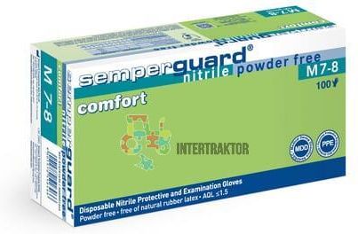 Semperguard Rękawice Nitrylowe Comfort, Roz. M 3000004107 - Ceny i opinie - Ceneo.pl