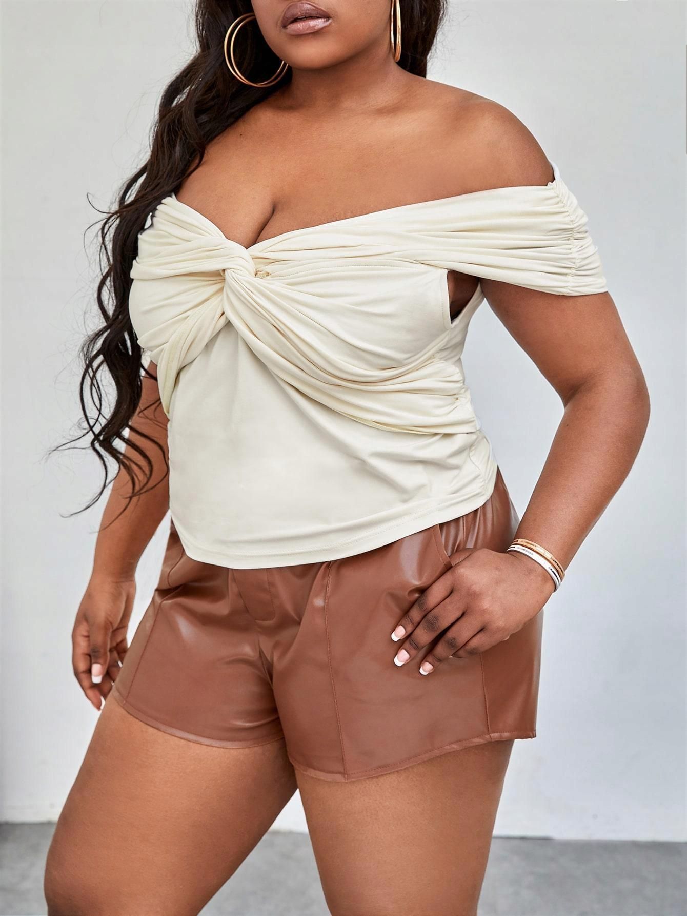 Odkryte Ramiona 4XL AC41219 *shein Bluzka - Ceny i opinie - Ceneo.pl