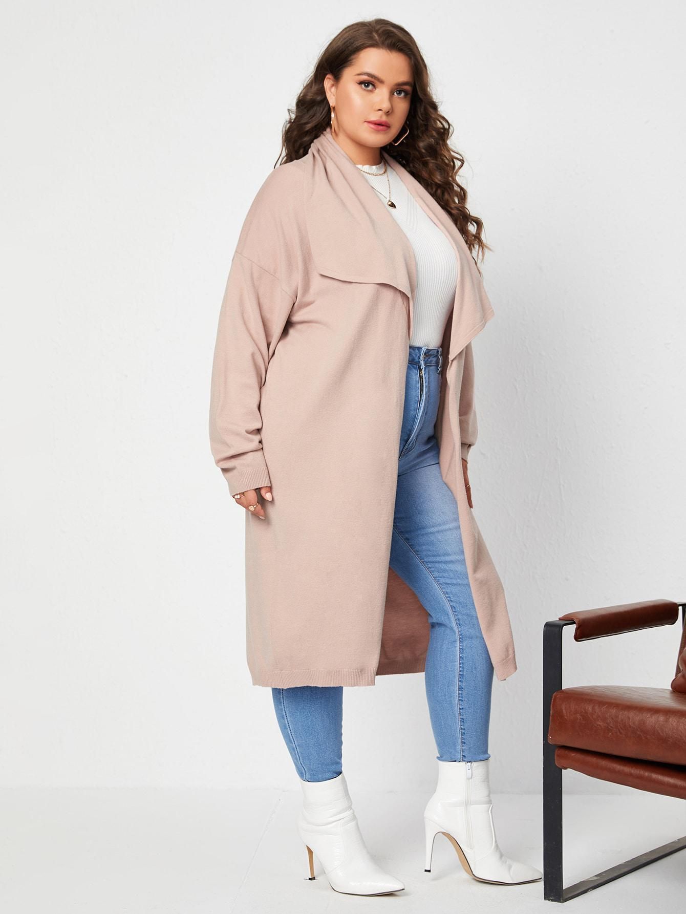 Długi Kardigan XXL KC17312 *shein - Ceny i opinie - Ceneo.pl