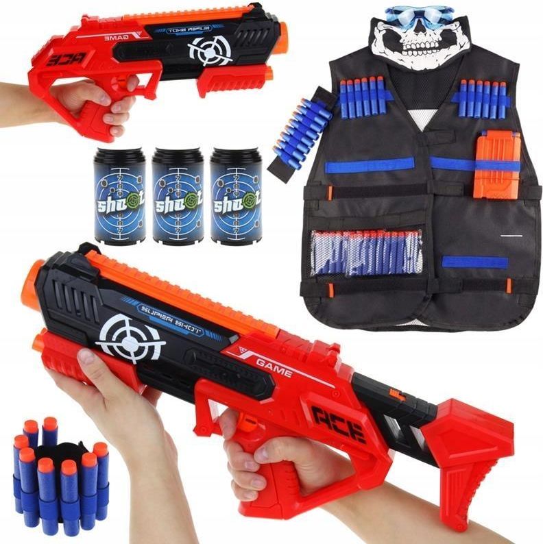 Nobo Kids Zestaw 2W1 Pistolet Na Naboje Kamizelka Nerf - Ceny i opinie ...
