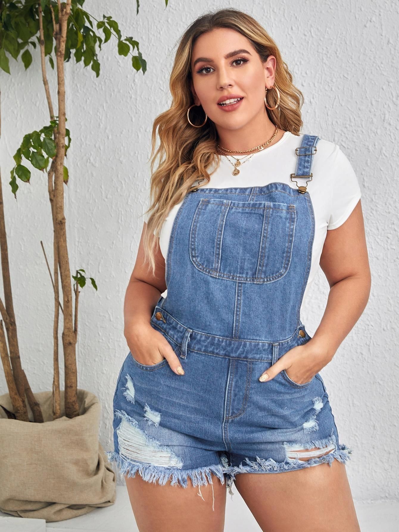 Jeansowy Kombinezon XXL T13212 *shein - Ceny i opinie - Ceneo.pl