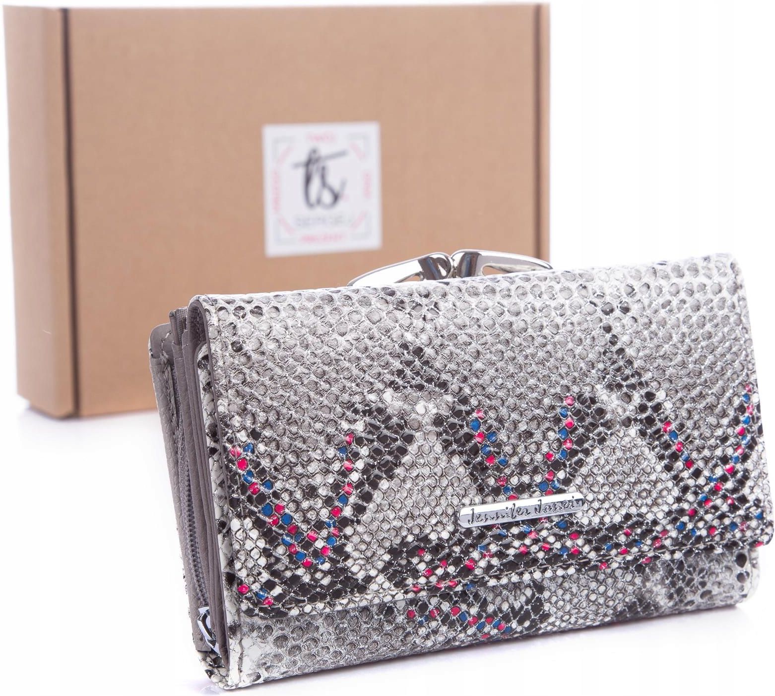 Portfel damski z dwoma kieszeniami na monety duży - Ceny i opinie ...