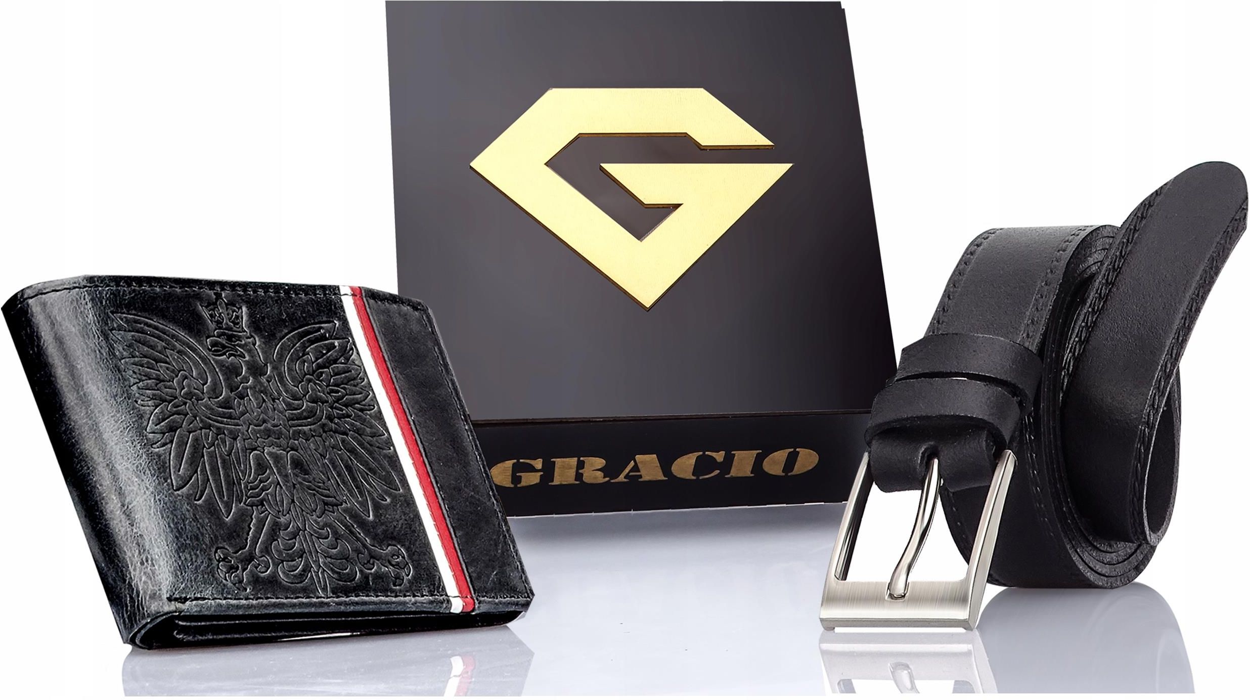 Flaga Polski Pasek Skórzany 130 cm Wojskowy Portfel Skórzany Męski ...