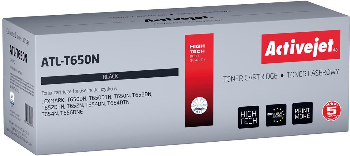 Activejet Lexmark T650A11E Czarny ATL-T650N - Opinie i ceny na Ceneo.pl