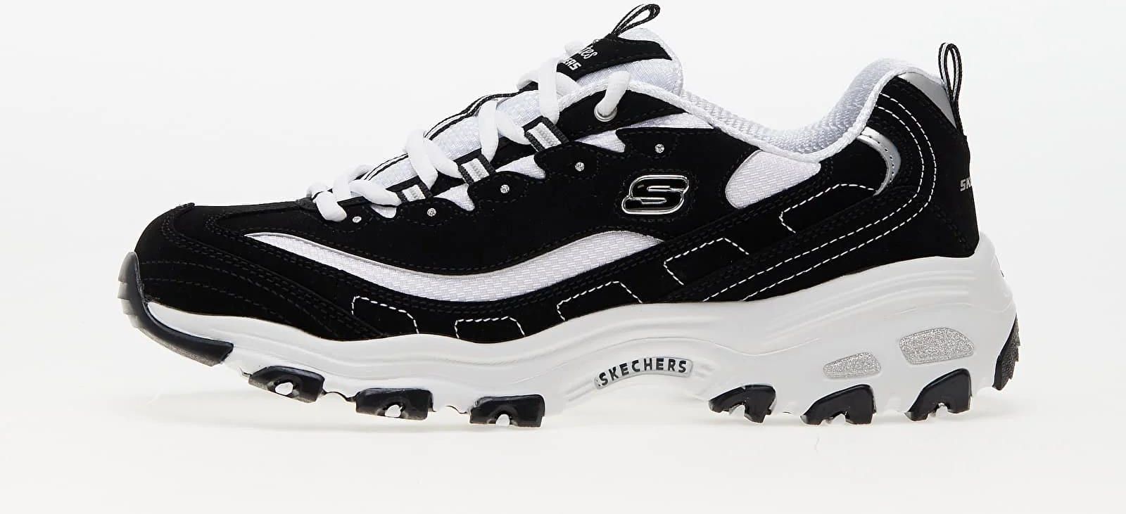 Skechers D'Lites Black/ White - Ceny i opinie - Ceneo.pl