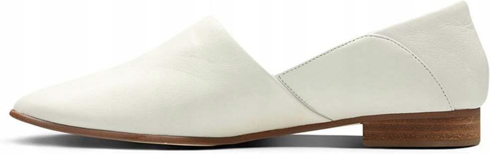 Mokasyny Clarks Pure Tone białe skórzane 37,5 - Ceny i opinie - Ceneo.pl