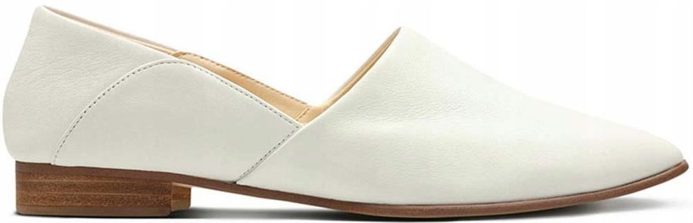 Mokasyny Clarks Pure Tone białe skórzane 37,5 - Ceny i opinie - Ceneo.pl