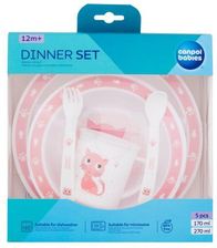 Produkt Z Outletu: Canpol Babies Cute Animals Dinner Set Cat Naczynia ...