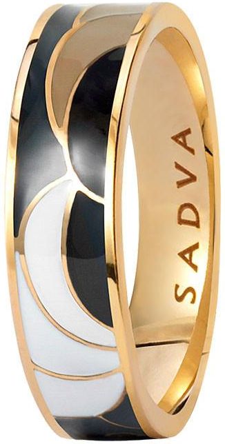 Pierścionek stal szlachetna emalia Flower 15 Sadva - Ceny i opinie ...