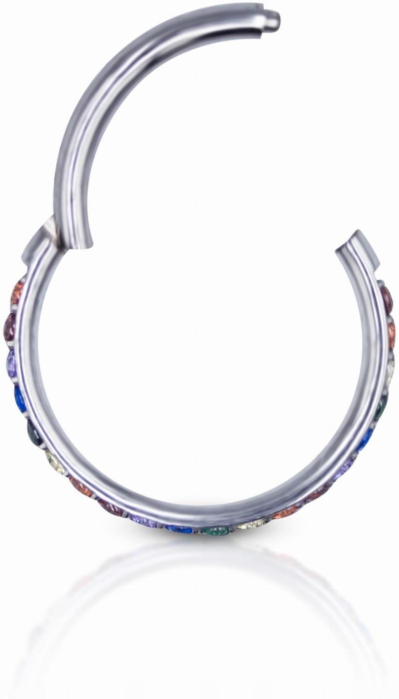 Kolczyk Kółko Clicker Helix Nostril Tragus 1,2/8 - Ceny i opinie - Ceneo.pl
