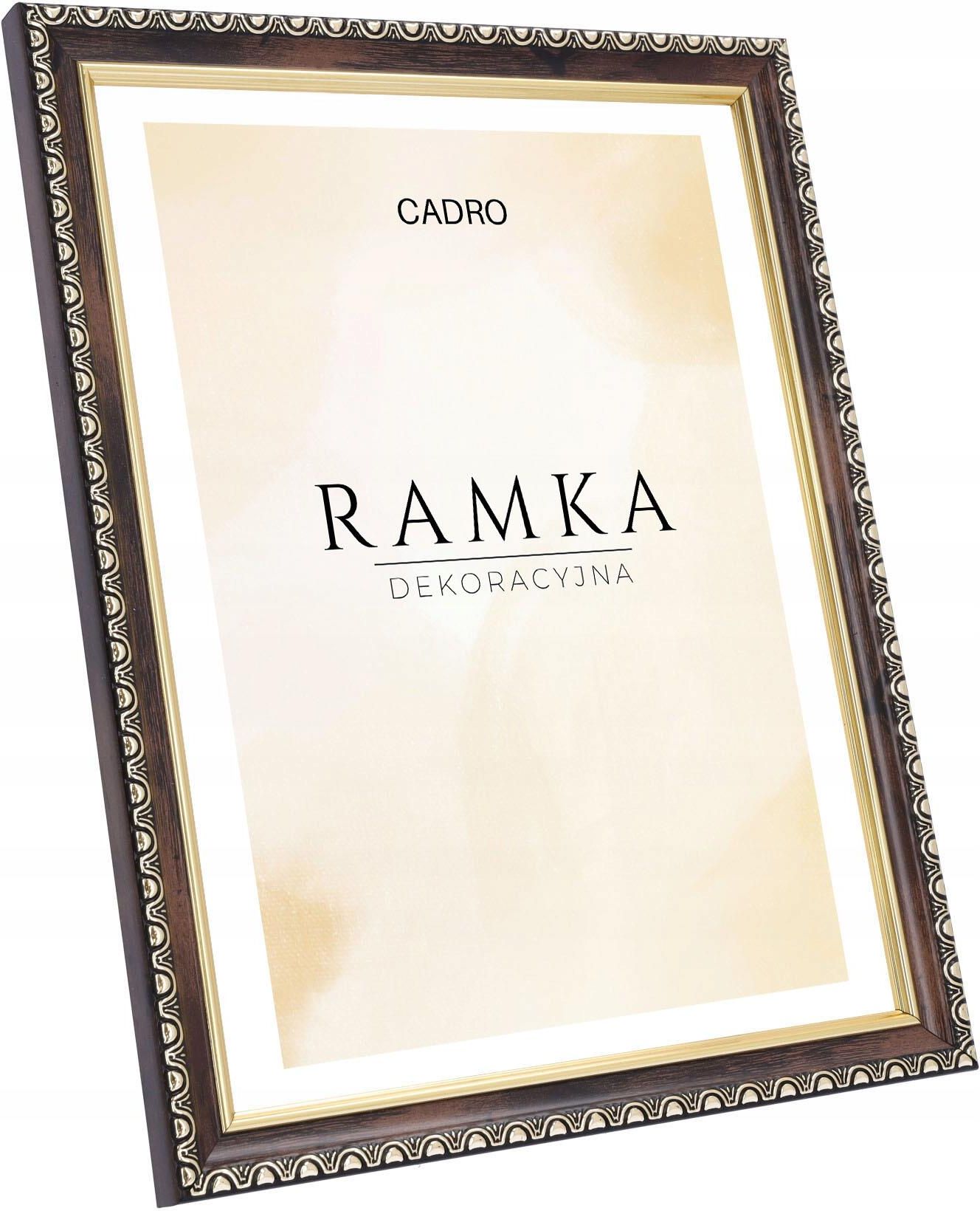 Ramka tradycyjna Cadro Ramka 30X40 Ramki Na Zdjęcia Brązowa Rama Do ...
