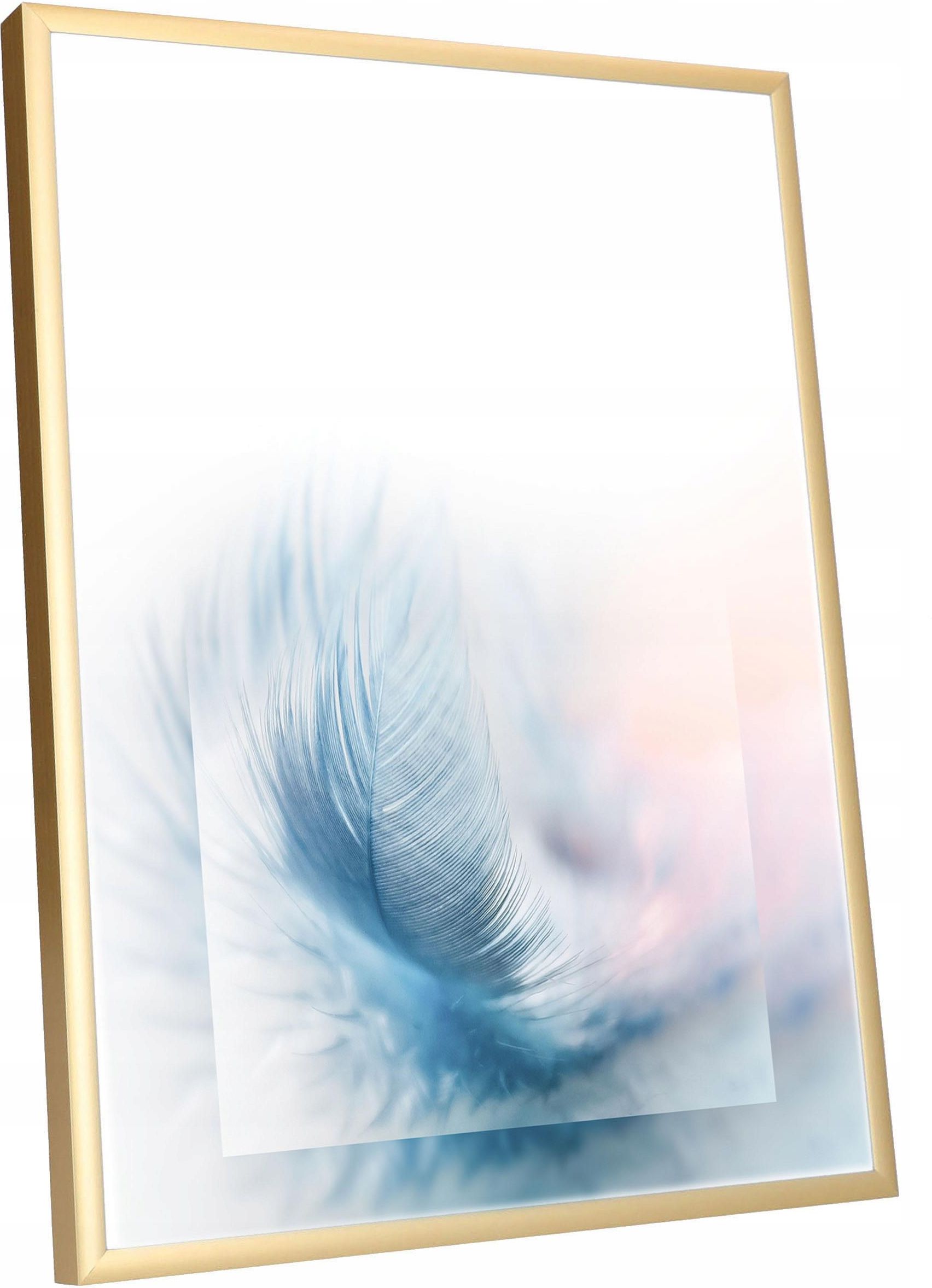 Ramka tradycyjna Foto Ramka A4 Ramki Na Zdjęcia 21X30 Aluminiowa Złota ...