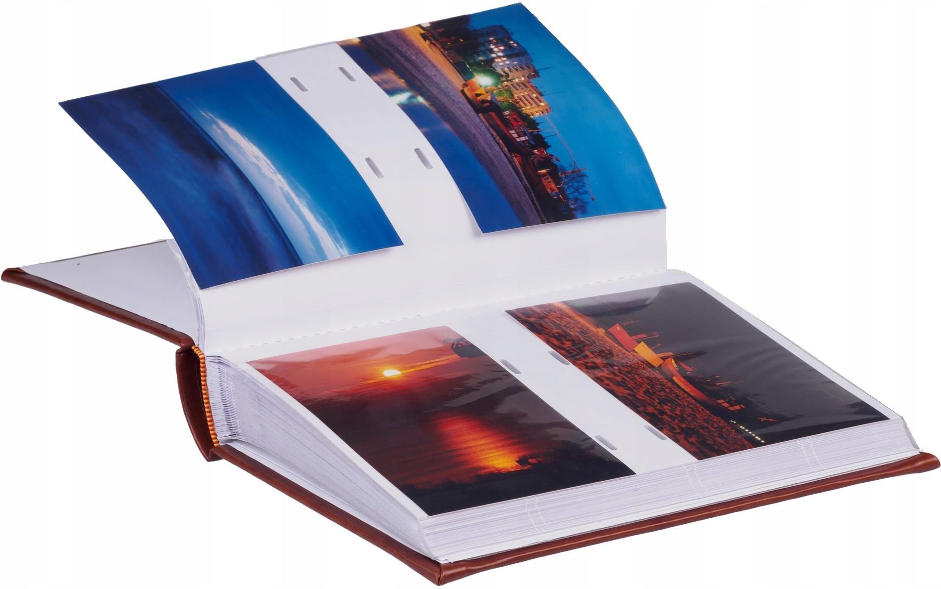 Album na zdjęcia Gedeon Album Na 200 Zdjęć 13X18 Art Brązowa Ekoskóra ...