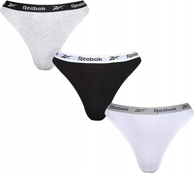 Majtki Reebok damskie thongi stringi 3pak r. S - Ceny i opinie - Ceneo.pl