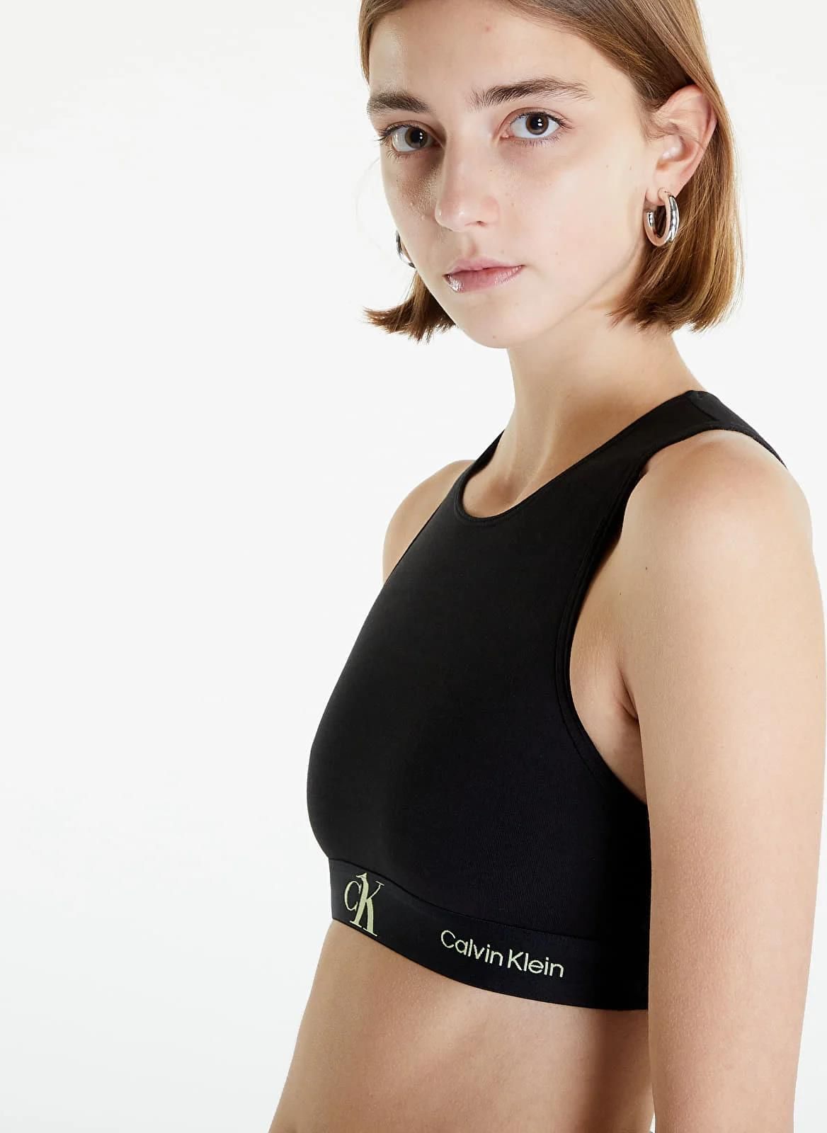 Calvin Klein Ck1 Cotton New Unlined Bralette Black - Ceny i opinie ...