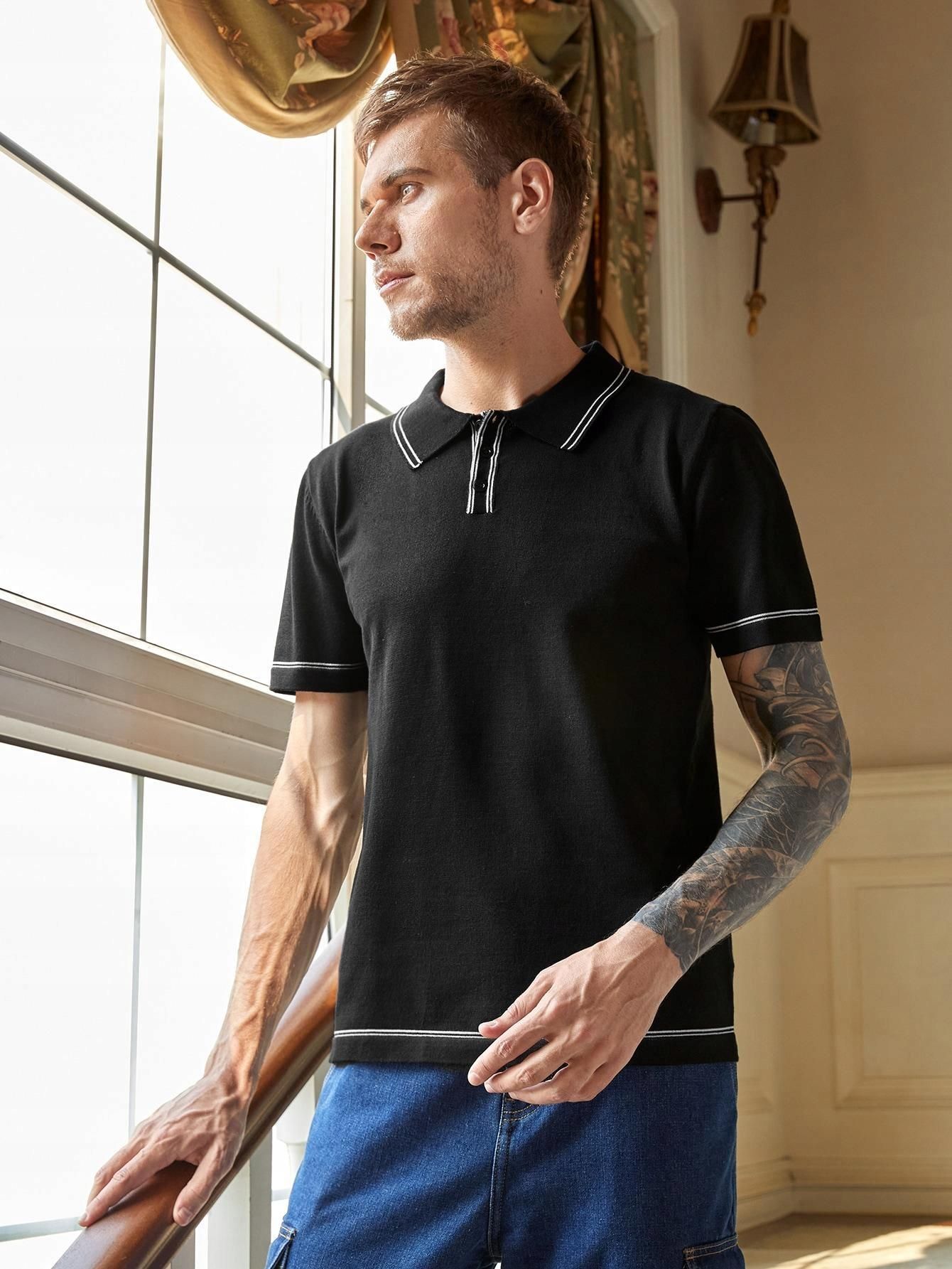 Kontrast Shein L LC71204 *koszulka Polo - Ceny i opinie - Ceneo.pl