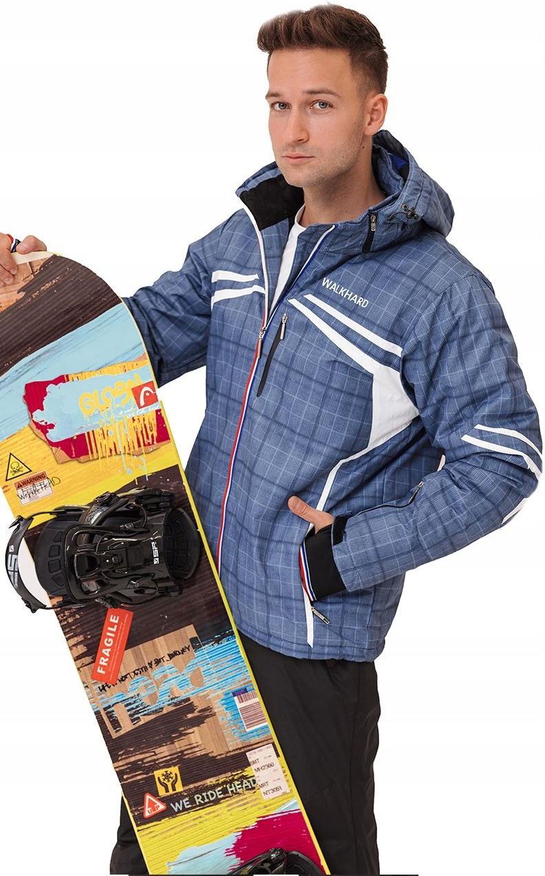 Walk Hard Męska Kurtka Narciarska Zimowa Na Stok Na Narty Mem. 20.000 ...