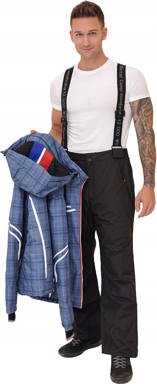 Walk Hard Męska Kurtka Narciarska Zimowa Na Stok Na Narty Mem. 20.000 ...