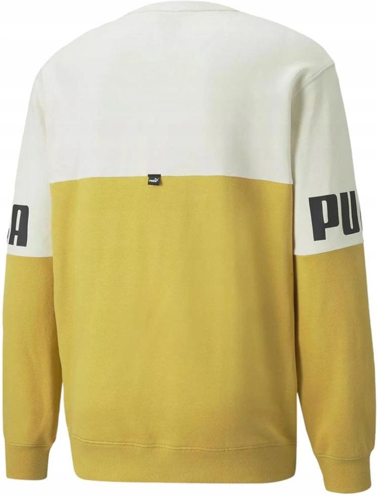 Puma Bluza Męska Power ColorBlock Crew Żółta XXL - Ceny i opinie - Ceneo.pl