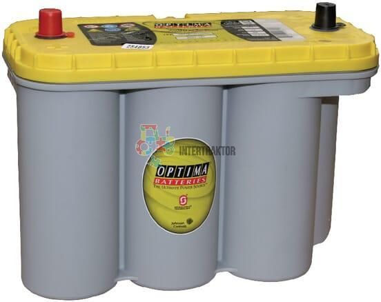 Optima Akumulator 12V 75Ah 975A Agm Yellow Top Yts 5.5 851187 - Ceny i ...