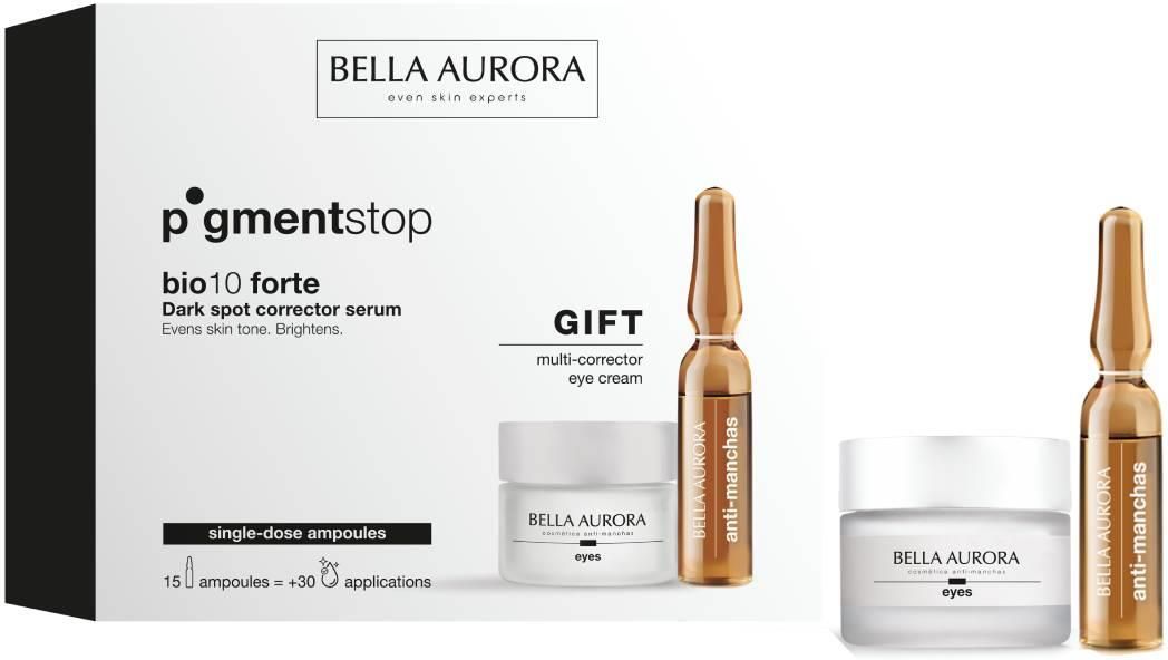 Bella Aurora Zestaw Bio10 Forte Ampułki 15X2ml + Krem Pod Oczy 15ml - opinie i ceny na Ceneo.pl