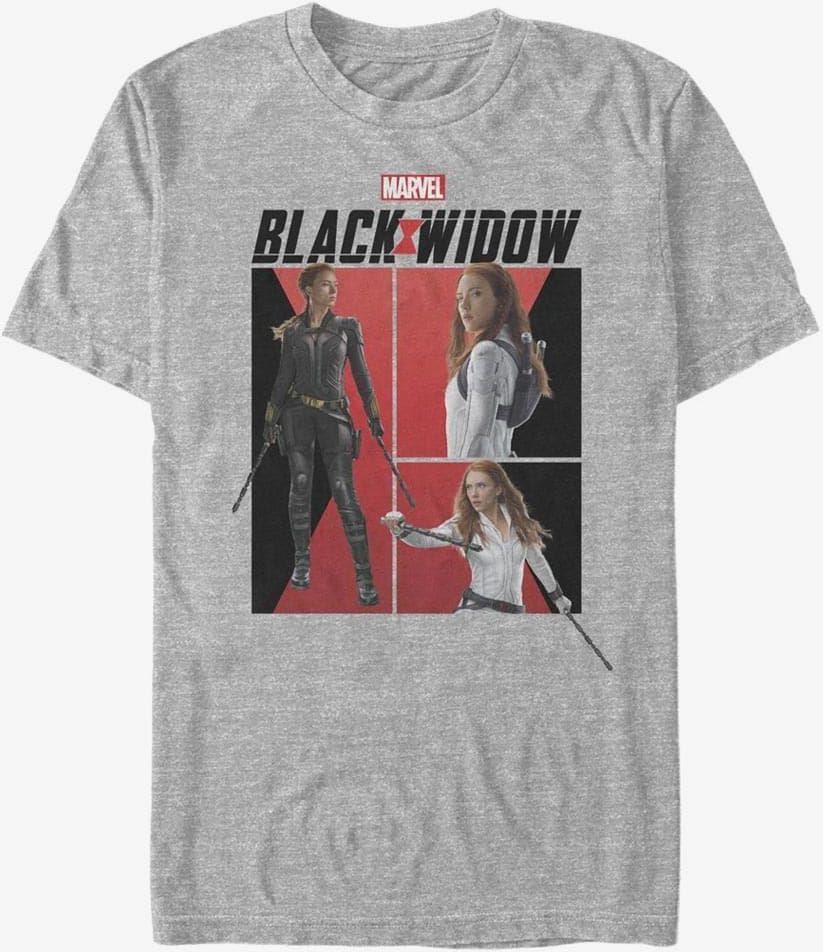 Queens Marvel Black Widow - Black Widow Comic Unisex T-Shirt Heather ...